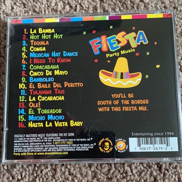 Fiesta | Media | Fiesta Party Music Cd | Poshmark
